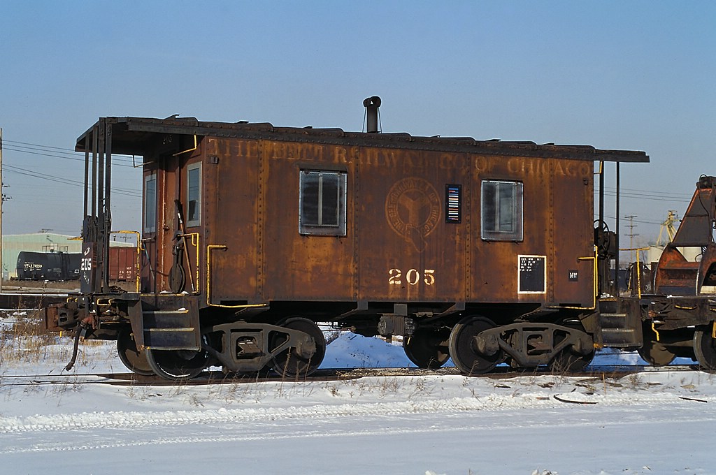 BRC 205 26-foot Caboose at BRC's Clearing Yard